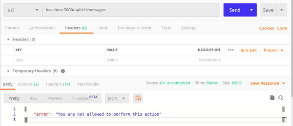 Sign API request using Postman pre-request scripts
